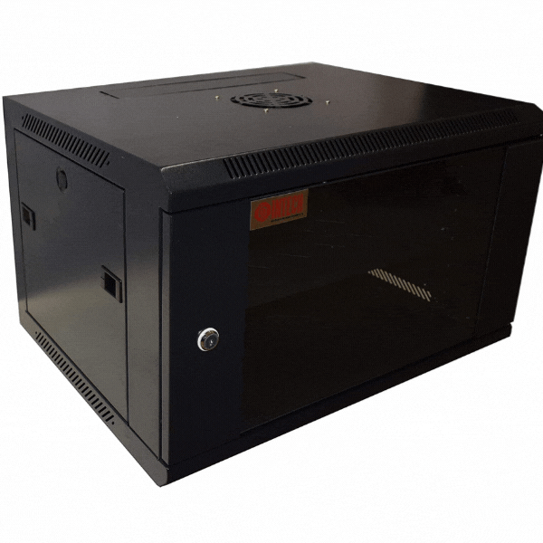 6U RACK cabinet, wall mounted 600x450 - Mojakart Mauritius