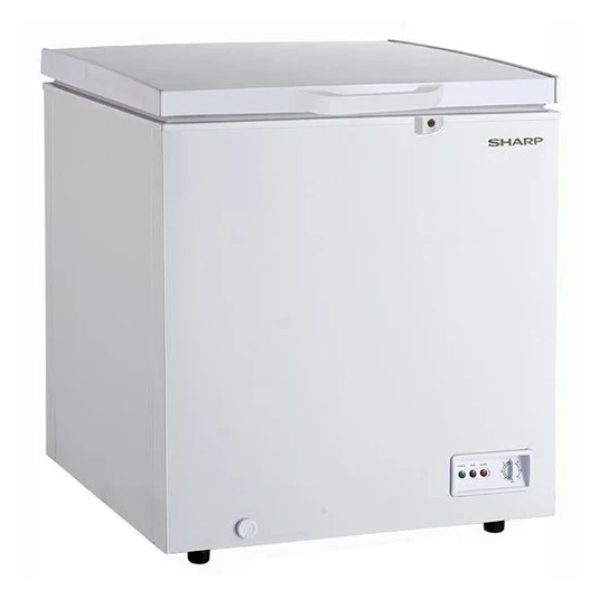 SHARP 190L/140L F Chest Freezer White - SCF-K190XJ-WH2 - Mojakart Mauritius