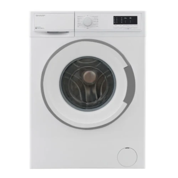 SHARP 8KG Front Loading Washing Machine - ES-FE812CZ-W - Mojakart Mauritius